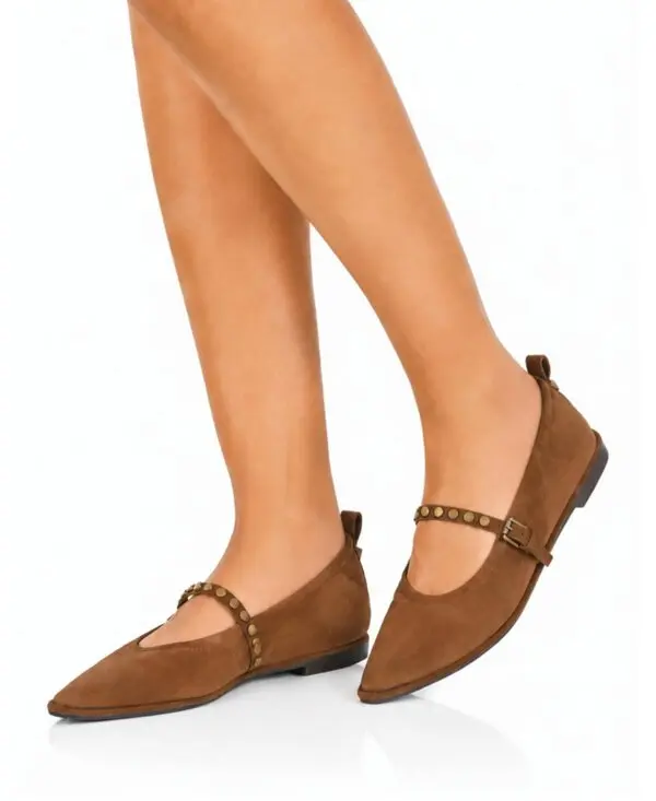 Ash Bella Studded Mary Jane Flats