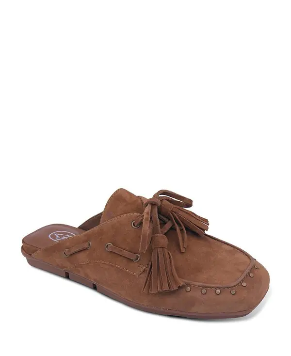 Ash Bavaria Studded Mule - Chestnut