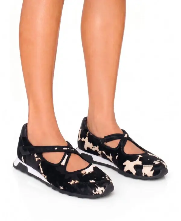 Ash Kore Bis Cross Strap Sneaker - Black Multi
