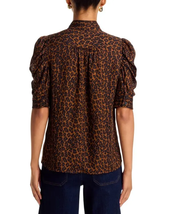 FRAME The Gillian Silk Top