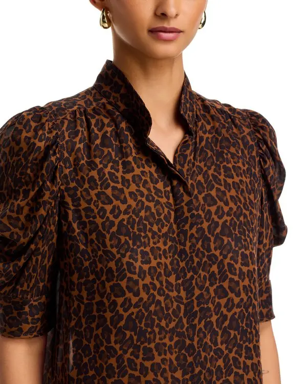 FRAME The Gillian Silk Top