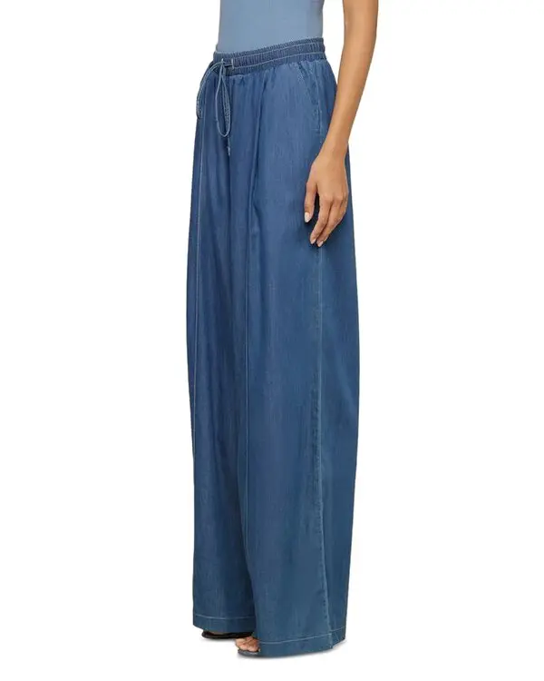 L'Agence Connie High Rise Drawstring Trouser Jeans