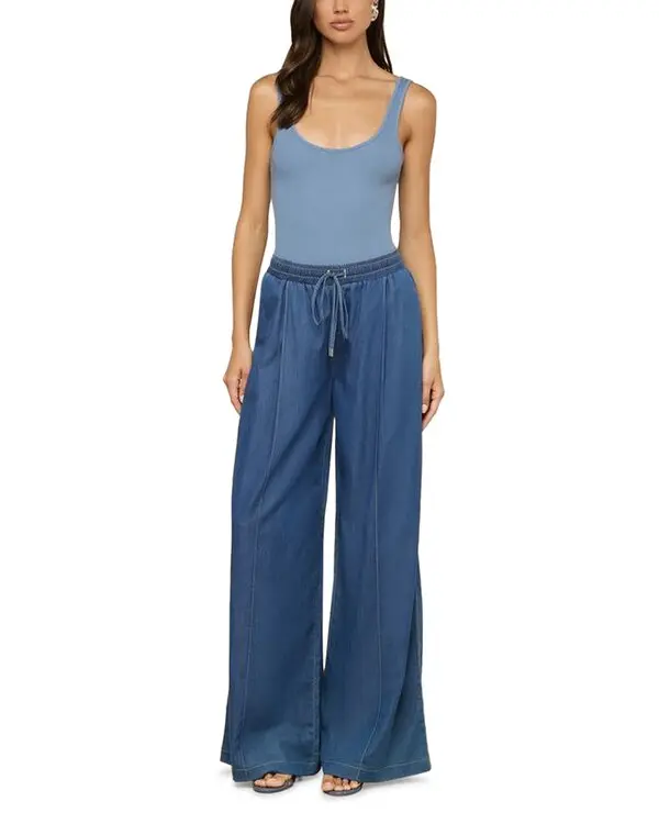 L'Agence Connie High Rise Drawstring Trouser Jeans
