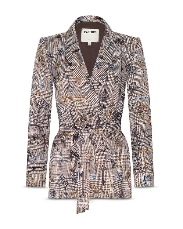 L'Agence Aven Wrap Blazer