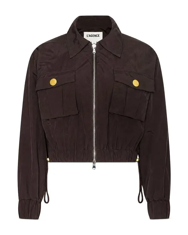 L'Agence Kade Cargo Pocket Windbreaker