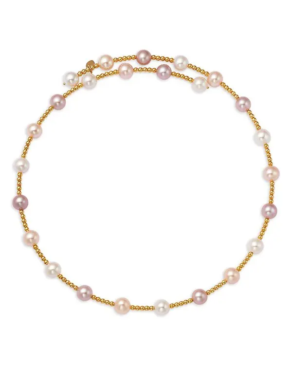 Bloomingdale'S Cultured Freshwater Pearl Choker Necklace In 14k Yellow - Gold
