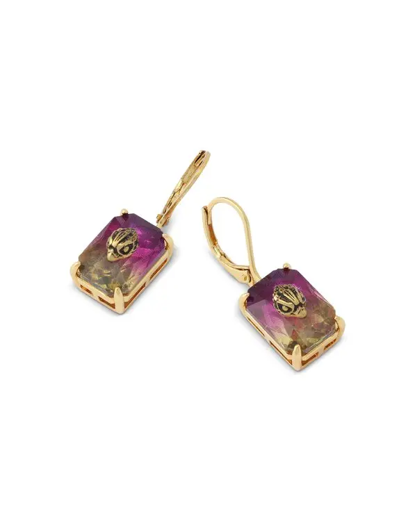 Kurt Geiger Signature Eagle Ombre Stone Drop Earrings