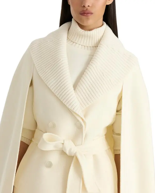 Mackage Susie Belted Wool Cape Coat
