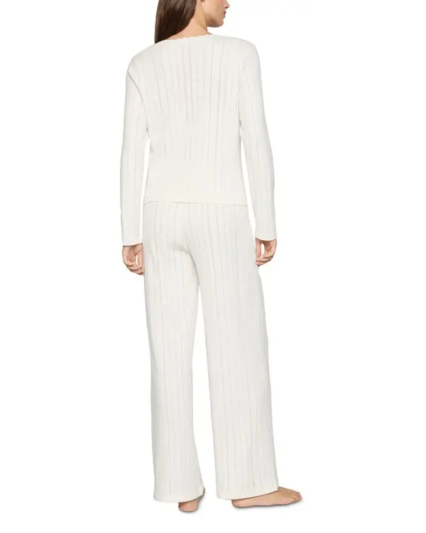 Eberjey Pointelle Knit Cardigan