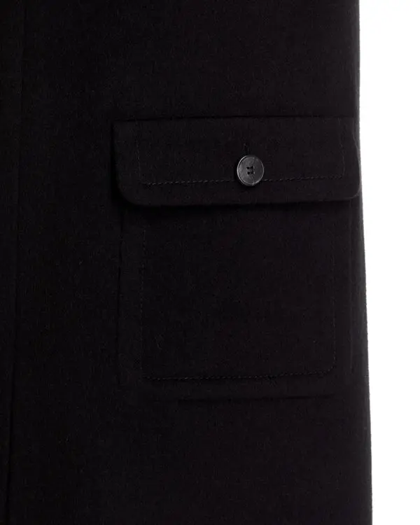 Lafayette 148 New York Wool Inverted Pleat Shift Dress