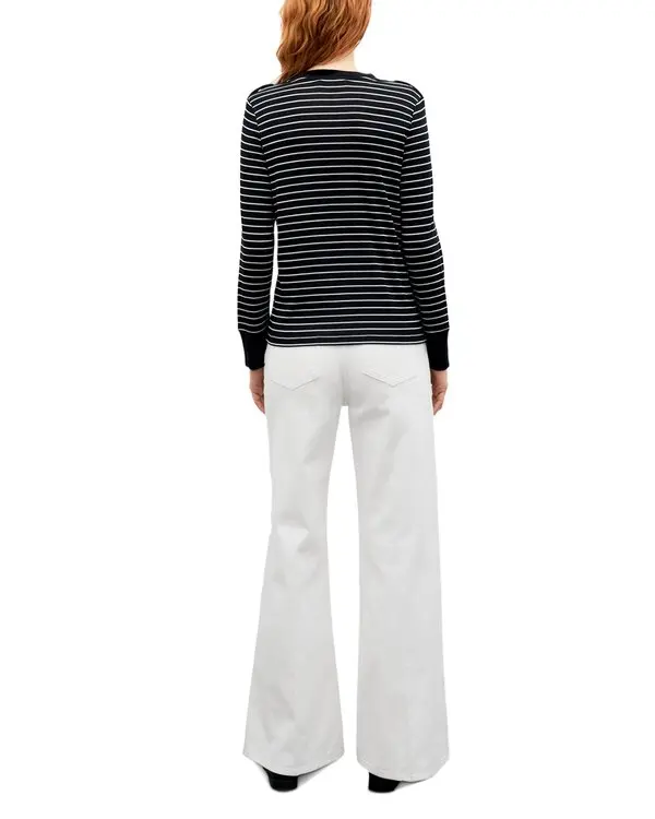 Gerard Darel Belia Epaulet Striped Top