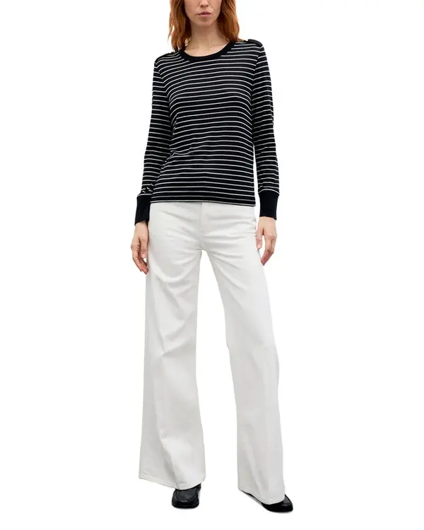 Gerard Darel Belia Epaulet Striped Top