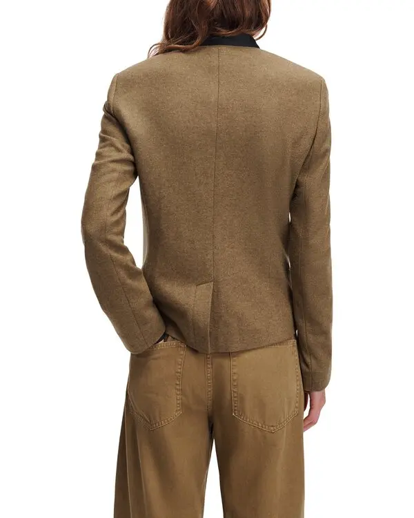 Rag & Bone Mercer Regalia Wool Long Sleeve Blazer - Army
