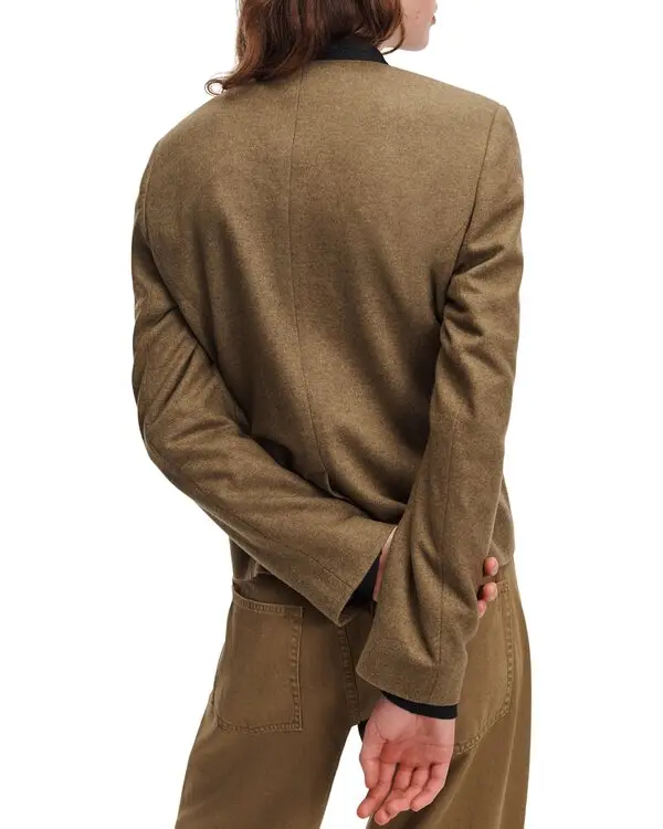 Rag & Bone Mercer Regalia Wool Long Sleeve Blazer - Army