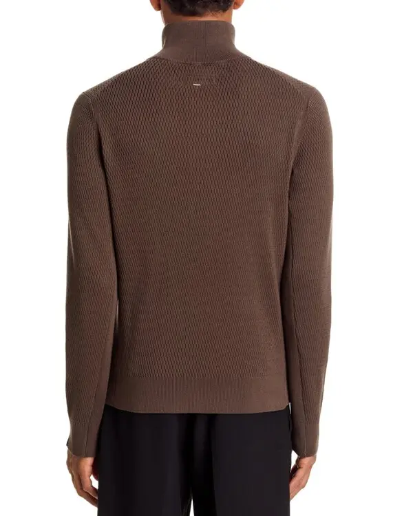 Rag & Bone Danton Quarter Zip Cotton Sweater
