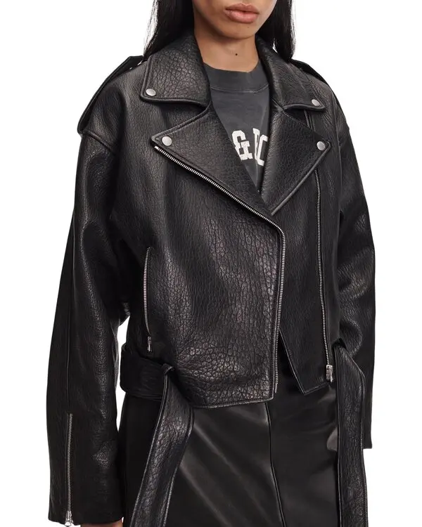 Rag & Bone Penelope Leather Moto Jacket