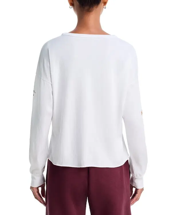 Aqua Emma Horse Elements Cotton Long Sleeve Tee Exclusive