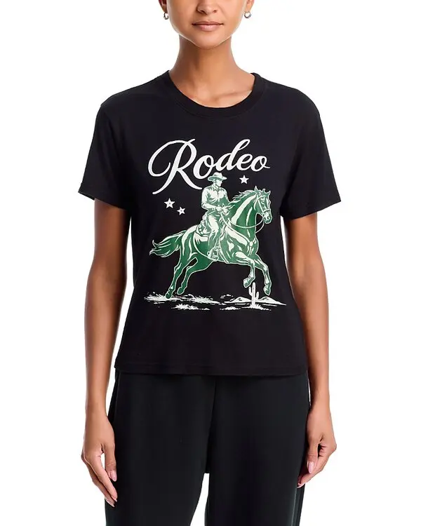 Aqua Olivia Rodeo Horse Cotton Tee Exclusive