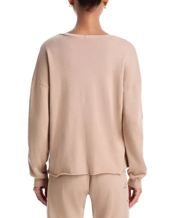 Aqua Tessa Rodeo Elements Cotton Sweatshirt Exclusive - Sand Dune