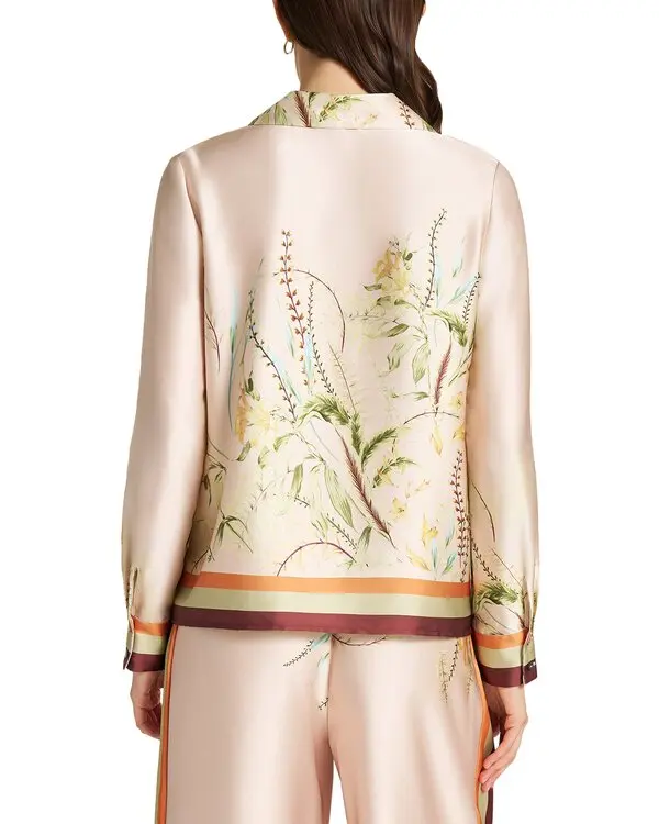 MATTY M Palmera Satin Shirt