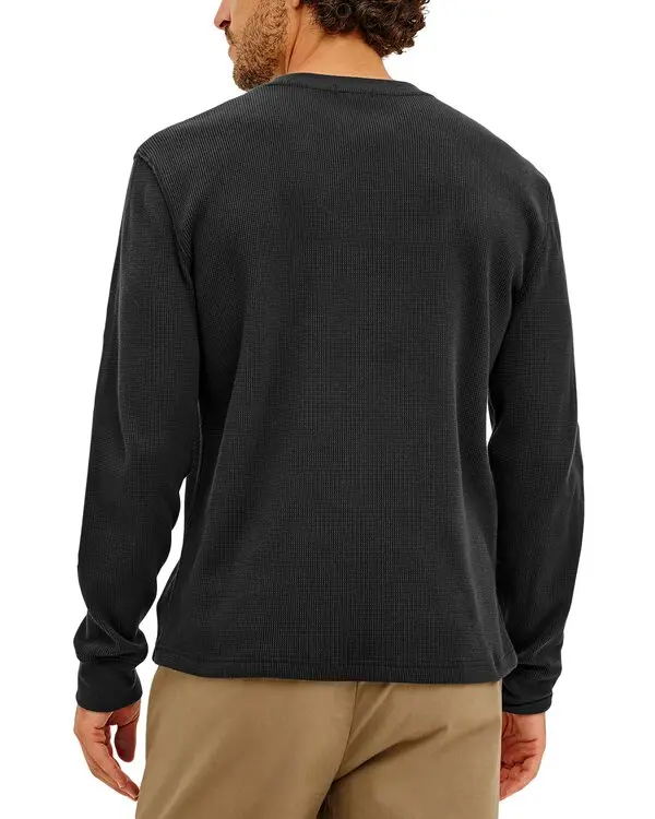 Rails Smith Relaxed Thermal Knit Cotton Blend Shirt