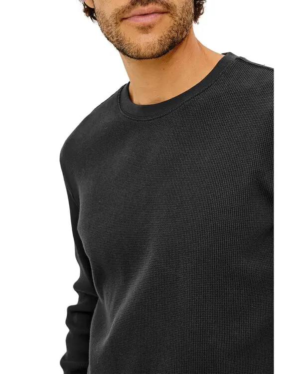 Rails Smith Relaxed Thermal Knit Cotton Blend Shirt