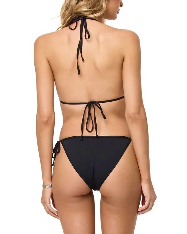 L*Space Levy Bikini Bottom With Floral Embellishment