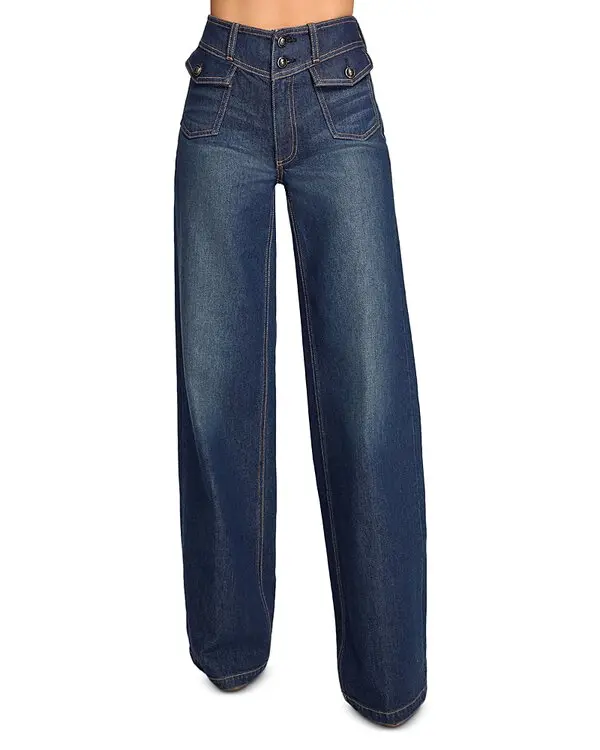 Ramy Brook Ciara High Rise Wide Leg Jeans