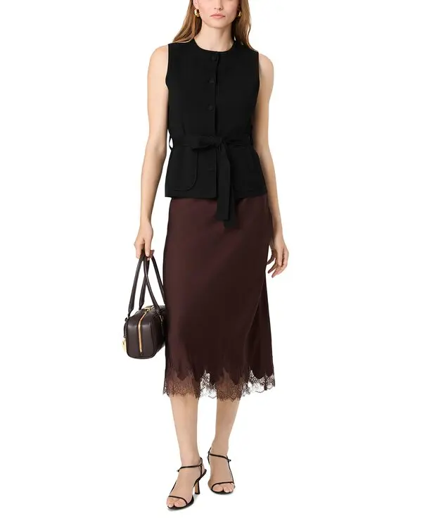 French Connection Maxime Knit Sleeveless Top - Black