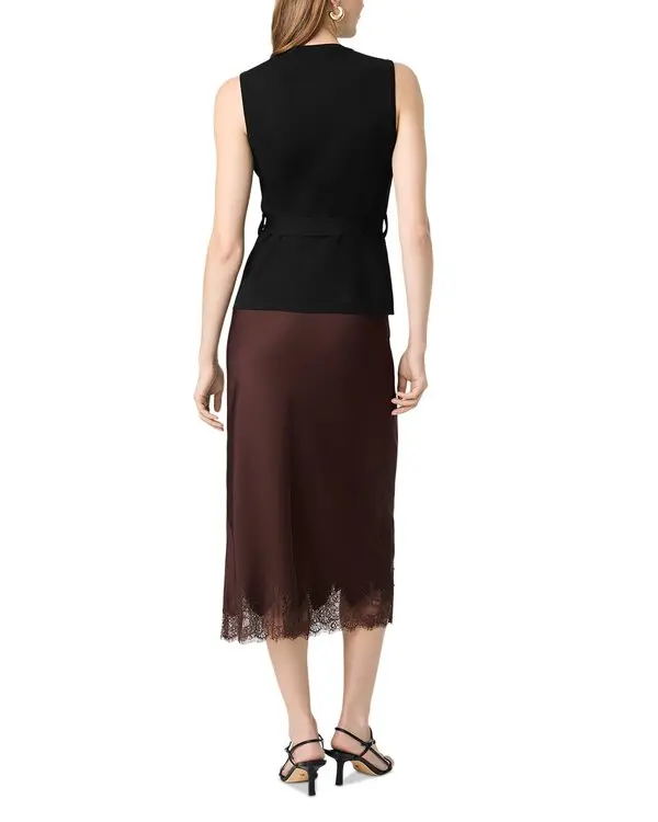 French Connection Maxime Knit Sleeveless Top - Black
