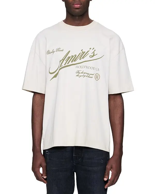 Amiri Quality Goods Cotton Logo T-shirt