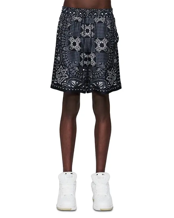 Amiri Check Pattern 7 Drawstring Shorts