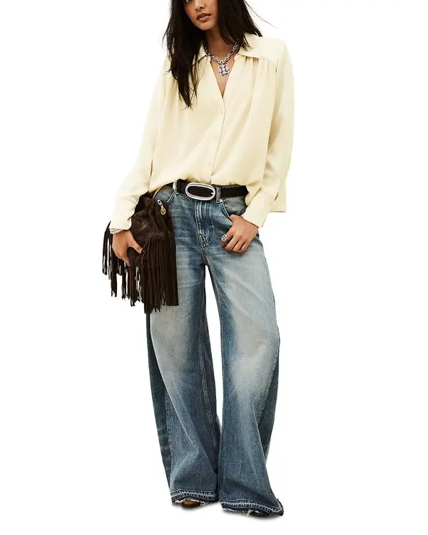 Ba&sh Wilna Button Front Shirt