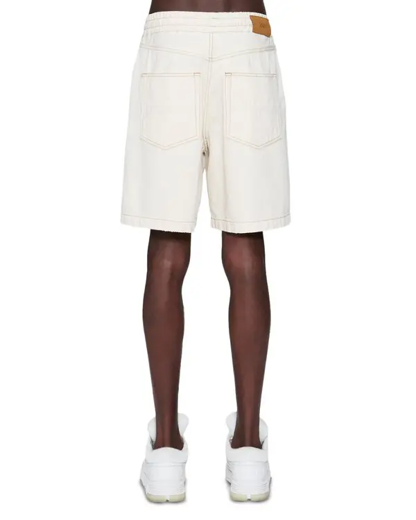 Amiri Drawstring Denim 8" Shorts
