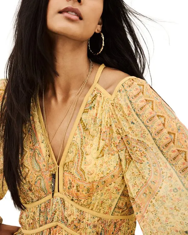 Ba&sh Chana Printed Maxi Dress