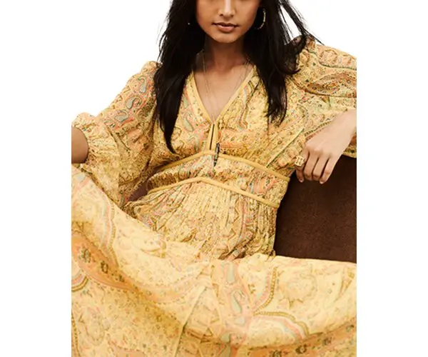 Ba&sh Chana Printed Maxi Dress