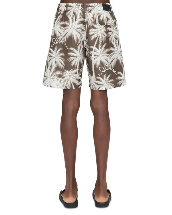 Amiri Palms Drawstring Swim Shorts