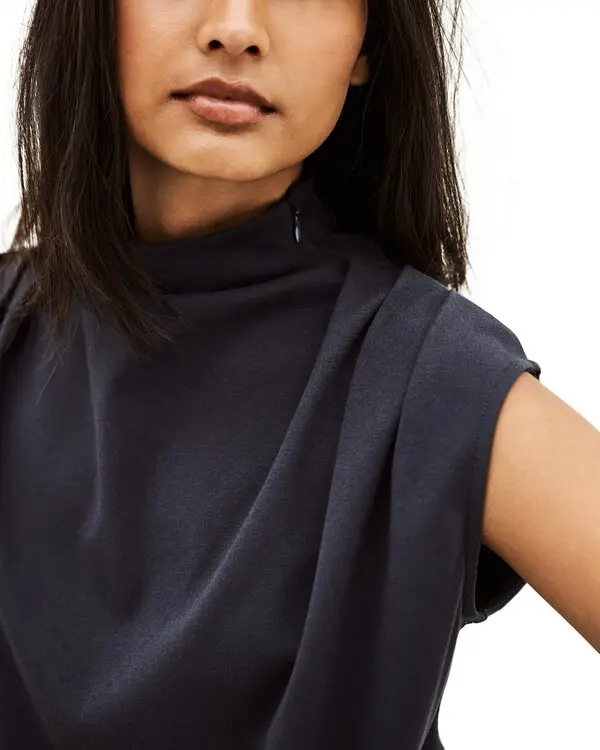 Ba&sh Hoda Draped Top - Ink