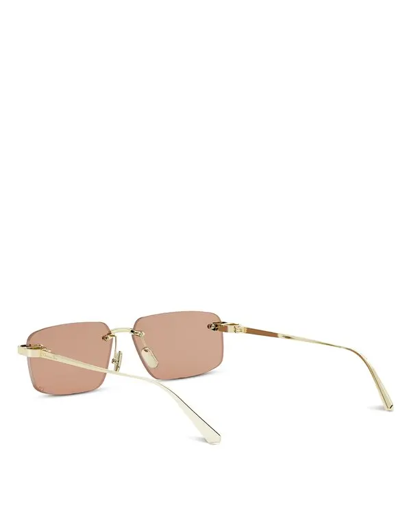 Dior Cdior S4u Rectangular Sunglasses - Gold