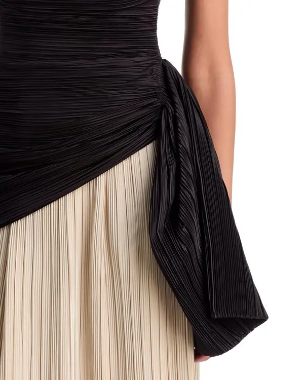 Simkhai Laia Bustier Strapless Maxi Dress