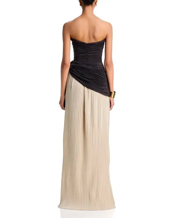 Simkhai Laia Bustier Strapless Maxi Dress