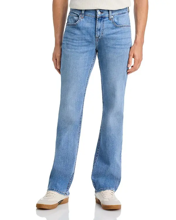 7 For All Mankind Bootcut Fit Cotton Blend Jeans