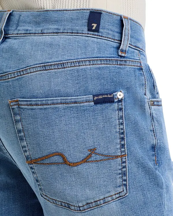 7 For All Mankind Bootcut Fit Cotton Blend Jeans