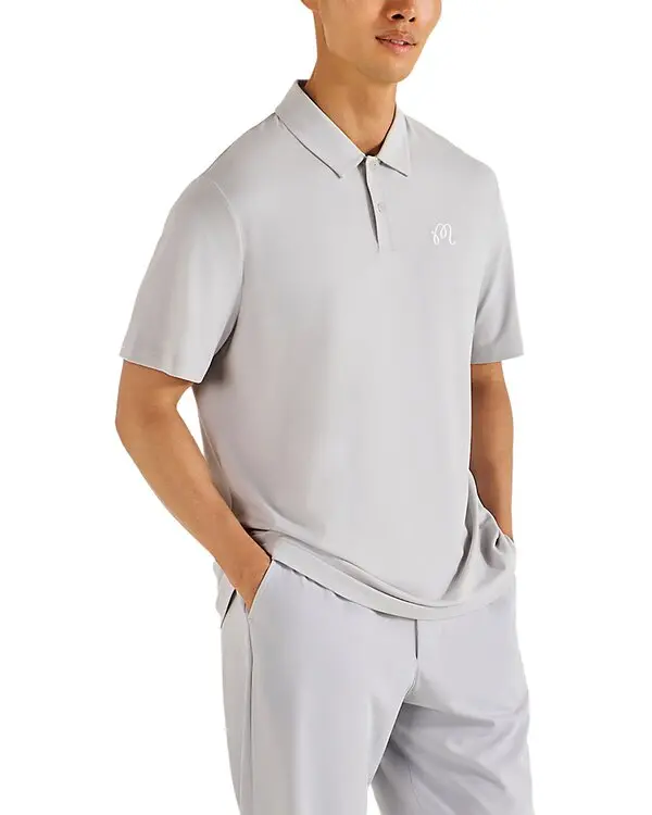 MALBON Relaxed Fit Fairway Polo - Micro Chip