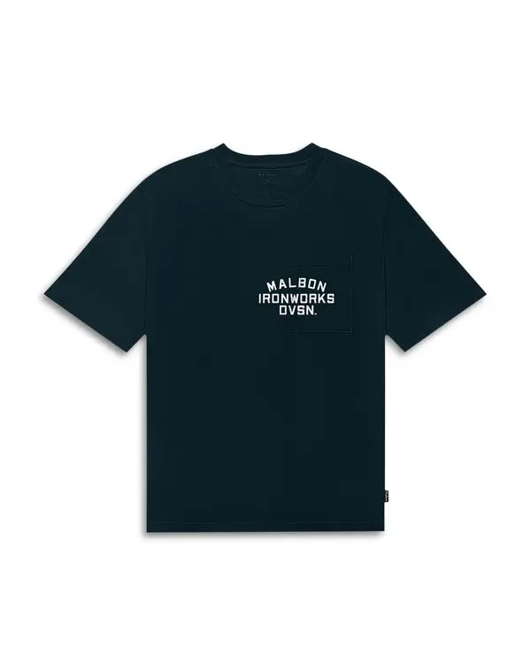 MALBON Relaxed Fit Vista Ironworks Tee
