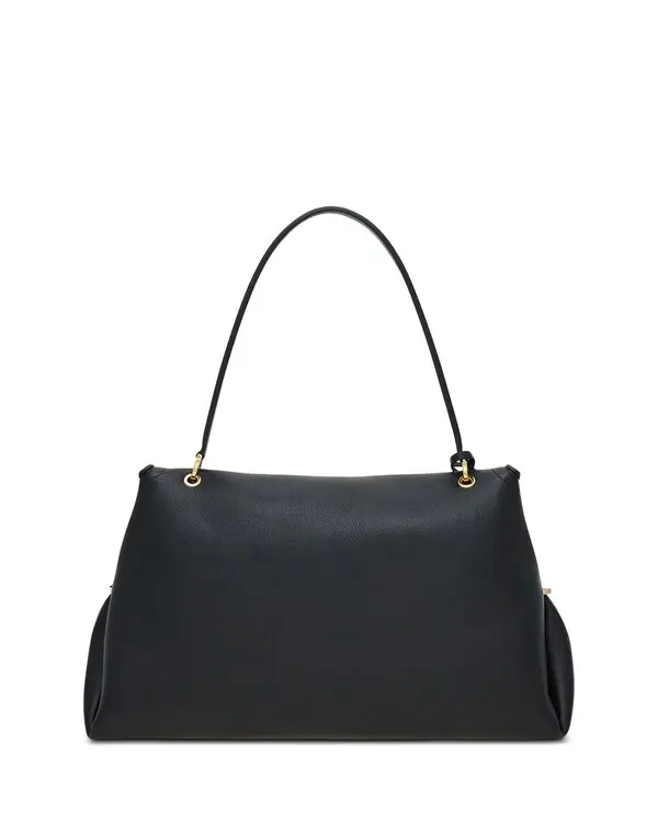 FERRAGAMO Gancini Large Leather Handbag