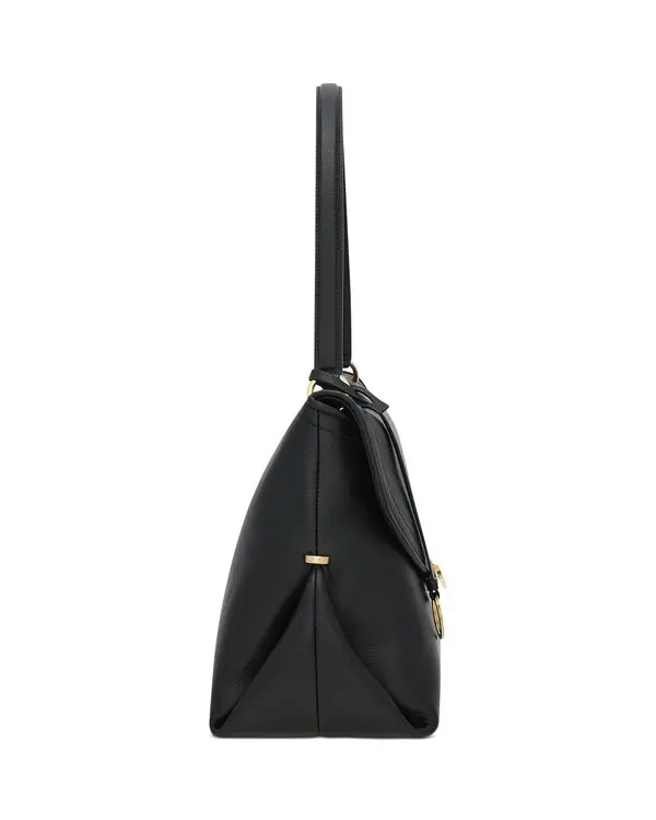 FERRAGAMO Gancini Large Leather Handbag