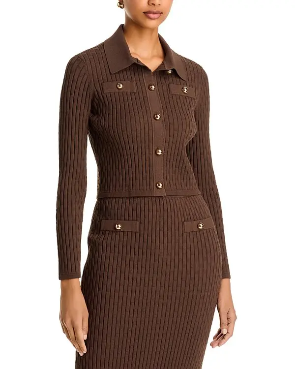 TOCCIN Posie Collared Jacket - Espresso