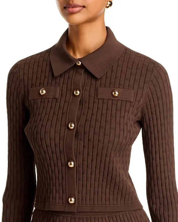 TOCCIN Posie Collared Jacket - Espresso