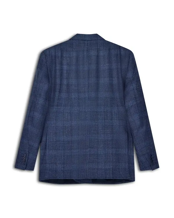 Emporio Armani Classic Fit Plaid Check Blazer